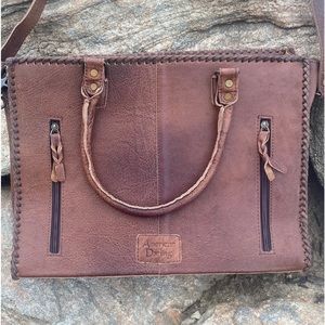 American Darling | Bags | American Darling Leather Tooled Tote Conceal ...